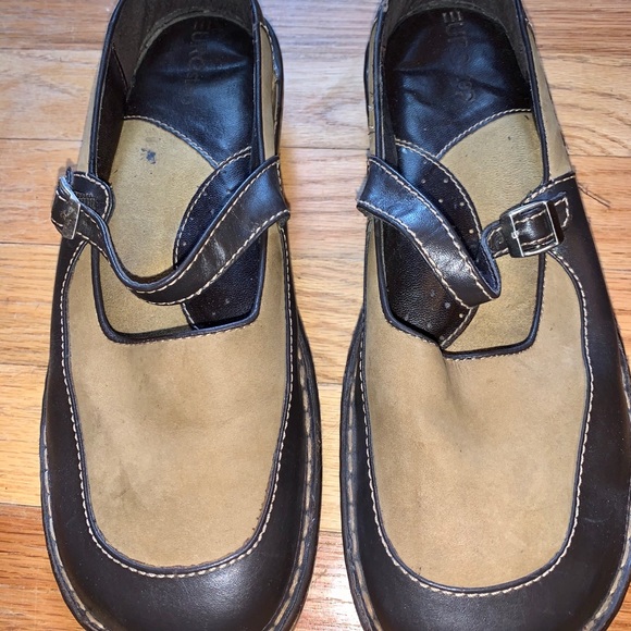 Eurostep | Shoes | Eurostep Olive Green And Brown Slides Size 9 | Poshmark